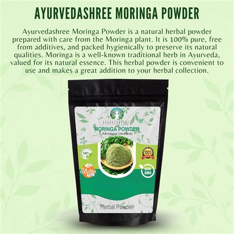 Moringa Leaf Powder 200 Gm I Moringa Olifera Powder I