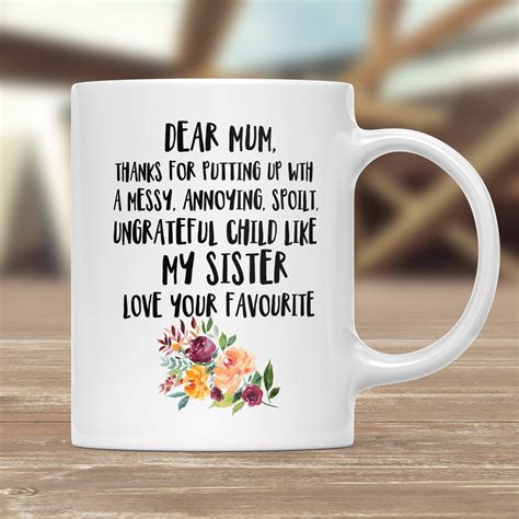 Funny Mom Coffee Cup Mothers Day Mug T First Mothers Etsy