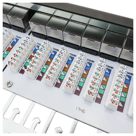 Comprar Patch Panel 1U x 24 puertos CAT6A FTP Negro CTI Electrónica