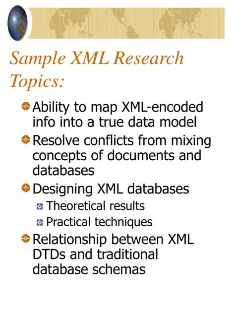 PPT Data Management For XML Research Directions PowerPoint Presentation ID
