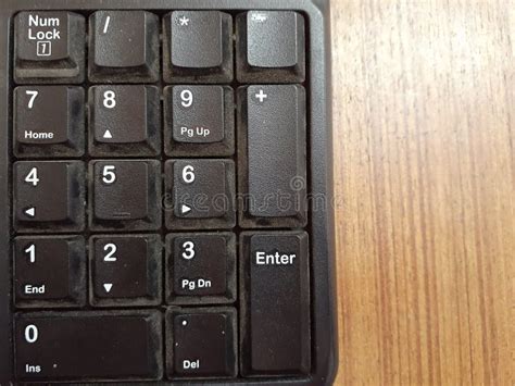 Number Keys Of Computer Keyboard Stock Photo Image Of Device Keys