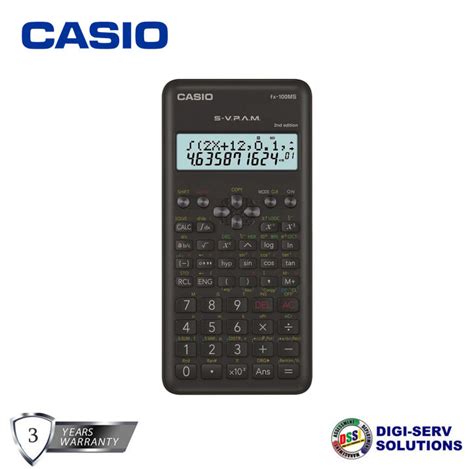 Casio Fx Ms Standard Scientific Calculator Digits S V P A M Super Visually Perfect