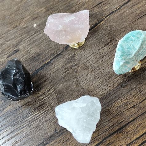 Gemstone Knobs Etsy