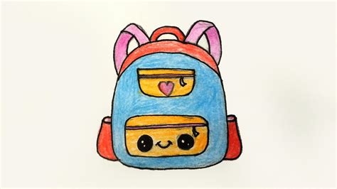How To Draw School Bag By Drawingartificer On Deviantart