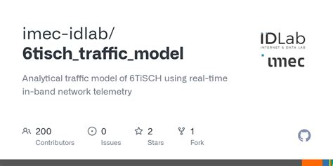 Github Imec Idlab Tisch Traffic Model Analytical Traffic Model Of Tisch Using Real Time In