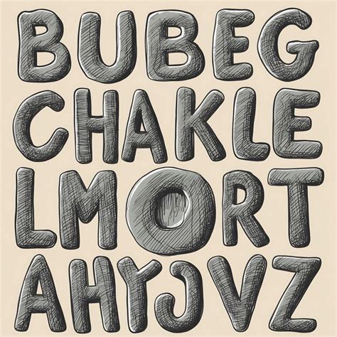 Fun And Playful Bubble Letters For Creative Projects Premium Ai