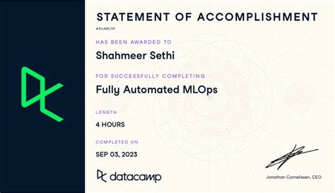 Shahmeer Sethi On Linkedin Mlops Machinelearning Careerdevelopment