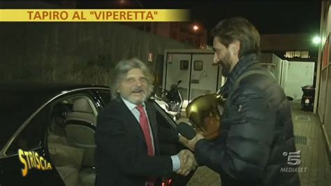 Tapiro Al ‘viperetta Massimo Ferrero Striscia La Notizia