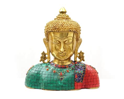 Lord Buddha Brass Statue Buddha Idol For Garden Decor Puja Home
