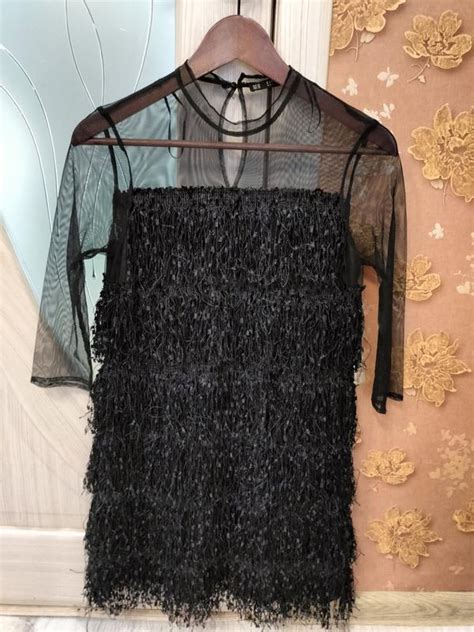 Чорна вечірня сукня 40 42р — ціна 365 грн у каталозі Короткі сукні Купити жіночі речі за