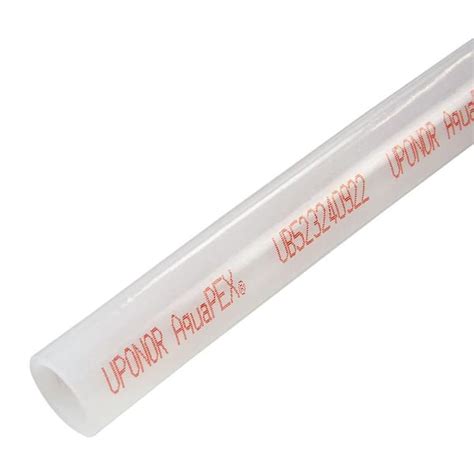 Uponor Aquapex 34 In X 100 Ft White With Red Print Pex A Expansion Pipe F4240750r The Home