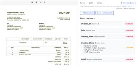 📝 Creating An Extraction Schema Airparser Knowledge Base