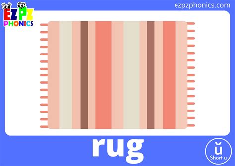 U Short Vowel CVC Words Flashcards Ezpzphonics
