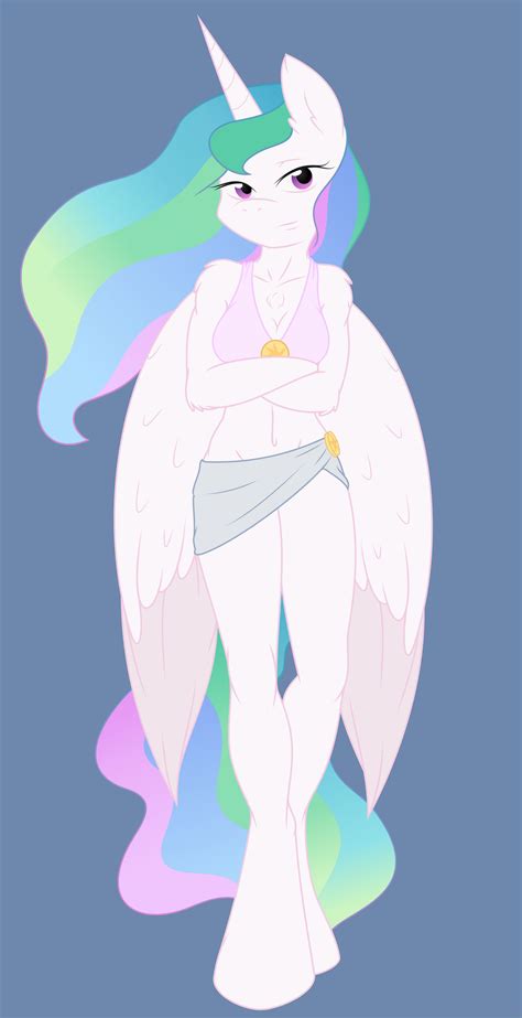 Anthro Celestia By Scarletlightning565 On Deviantart