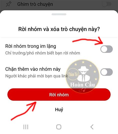 Cách rời nhóm Zalo trong im lặng không ai biết không thông báo