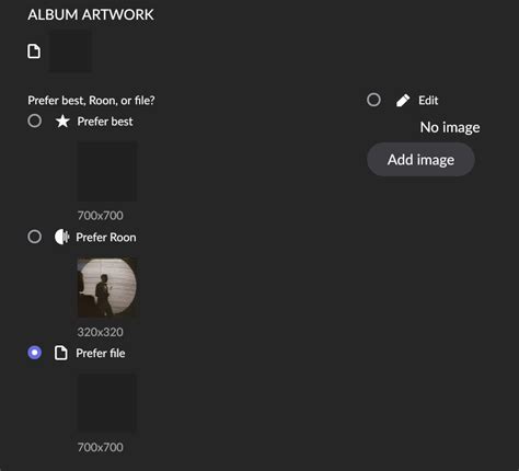 album art from local storage not displaying suddenly support roon