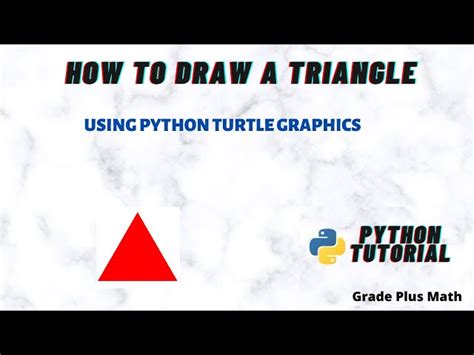 How To Draw A Triangle In Python Graphics