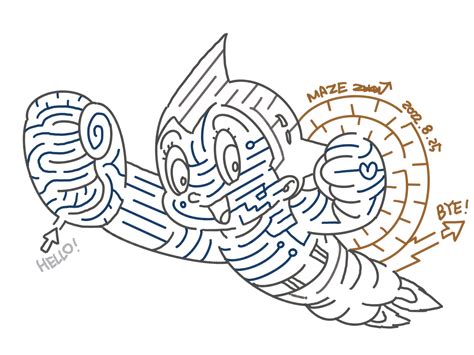 미로찾기도안 네가지와 색칠공부 한가지 무료다운로드