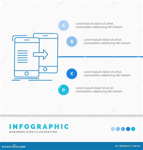 Data Sharing Sync Synchronization Syncing Infographics Template For Website And Presentation
