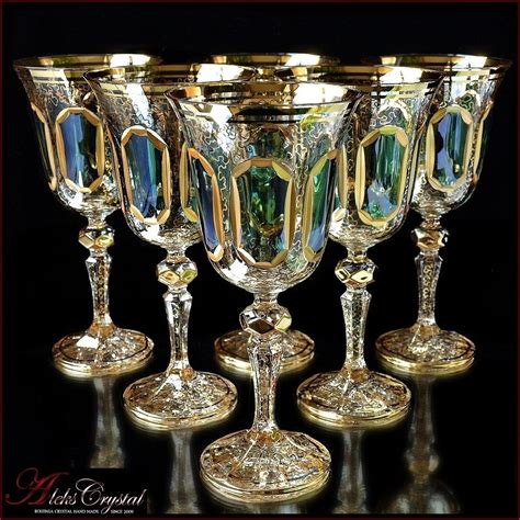 «Aleks-Crystal.com» - Bohemia crystal Wine glasses! Crystal Wine ...