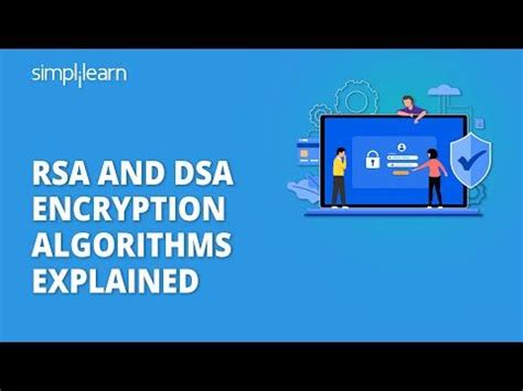 Rsa And Dsa Encryption Algorithms Explained Cryptography Network Security Tutorial