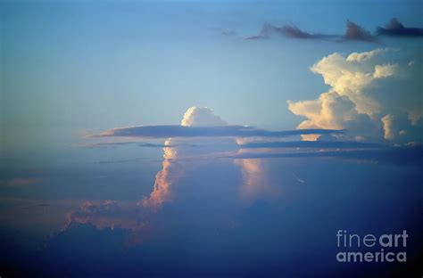 Mixture Of Clouds Viewed From Airplane Photograph By William Kuta