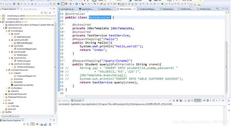 eclipse中springboot整合mybatis小demo（实例） eclipse springboot mybatis