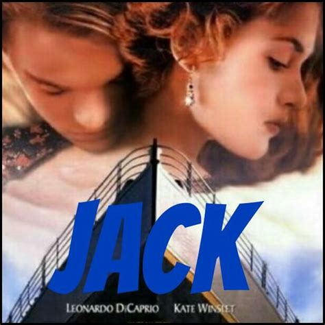 Jack Dawson Jack Dawson Character Names Leonardo