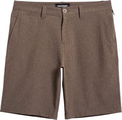 Maamgic Mens Slim Fit Golf Shorts 9 Inseam Amphibious Casual Shorts Stretch Quick Dry Daily