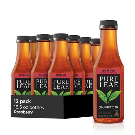 Pure Leaf Raspberry Real Brewed Iced Tea Variety Pack 18 5 Oz 12 Pack