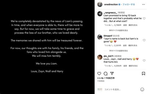 ワン・ダイレクションのリアムが転落死メンバーは共同声明をsnsに投稿「完全に打ちのめされています」 ムビコレ 映画・エンタメ情報サイト
