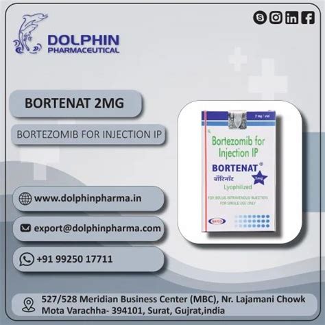 Natco Pharma Ltd Bortenat Bortezomib 35 Mg Injection Packaging Vial