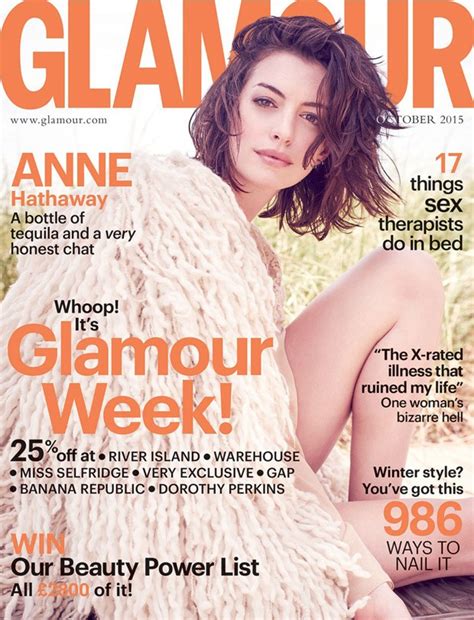 Anne Hathaway For Glamour Uk By Jem Mitchell