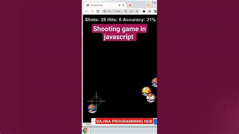 🤩🤩 Shooting Game In Javascript Ytshorts Trending Short