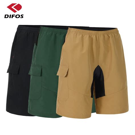 DIFOS 남성용 사이클링 반바지 D 패딩 속옷 충격 방지 MTB 자전거 내리막 반바지 레저 루즈핏 로드 팬츠 여름 AliExpress