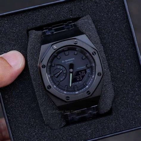 Jual Jam Tangan Pria Merk G Shock All Stainless Steel Tipe GA2100