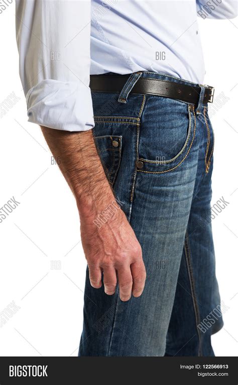Side View Men Jeans Image And Photo Free Trial Bigstock