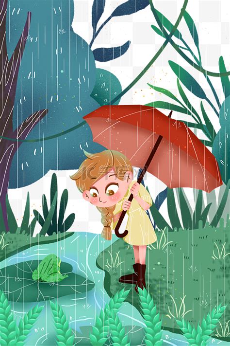 小溪下雨图片 小溪下雨图片素材免费下载 千库网