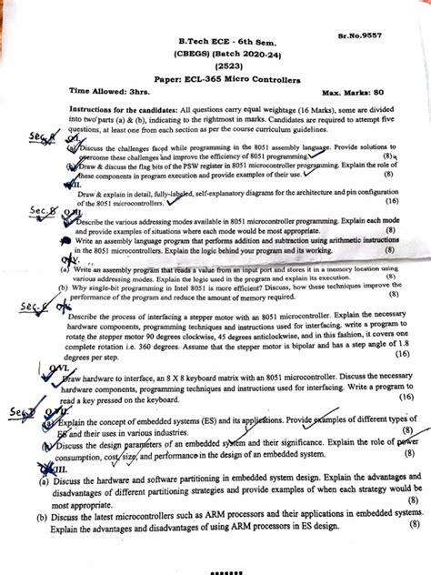 Sem6 Download Free Pdf Microcontroller Embedded System