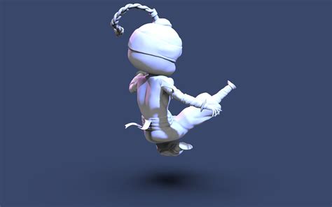 Chibi Lee Sin 3d Model 3d Printable Cgtrader