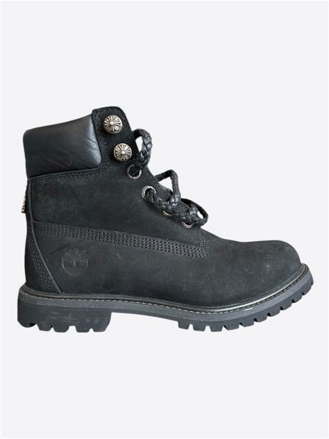 Chrome Hearts Timberland Black Boots Savonches