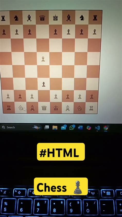 Make Chess ♟️ Game On Javascript 😉 In Seconds Coding Game Javascript Youtubeshorts Youtube