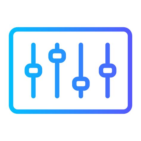 Mixer Generic Gradient Outline Icon