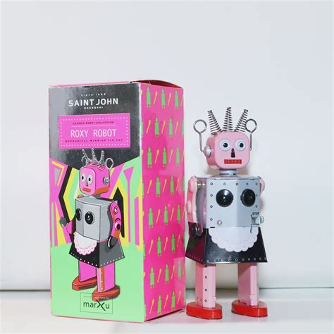 Roxy Robot Vintage Wind Up Tin Toy Retro Collectible Robot Design And Production Saint John