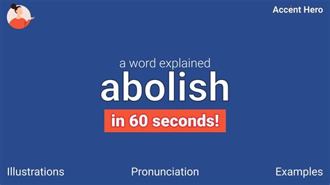 Abolish Meaning And Pronunciation Youtube