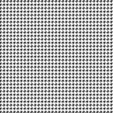 Houndstooth Seamless Pattern Repeated Houndtooth Texture Black Hound