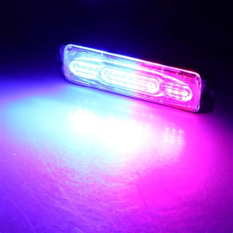 Bogrand LED Emergency Light Ultra Thin Warning Fla Vicedeal