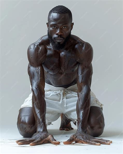 Premium Photo An African Middle Age Men In A Solid Background