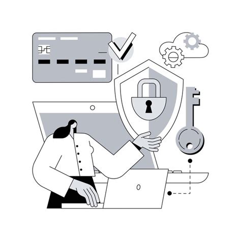 Premium Vector Cyber Security Software Abstract Concept Vector