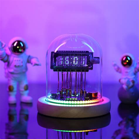 Vintage Vfd Clock Wifi Rgb Led Home Mantel And Shelf Clock Refer Nixie